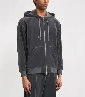 TOM FORD Velour Zip-up Hoodie