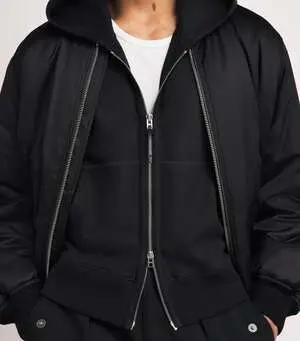 TOM FORD Cashmere Zip-up Hoodie - Black