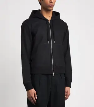 TOM FORD Cashmere Zip-up Hoodie - Black
