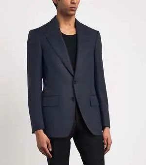 TOM FORD Wool-mohair-silk Shelton Blazer