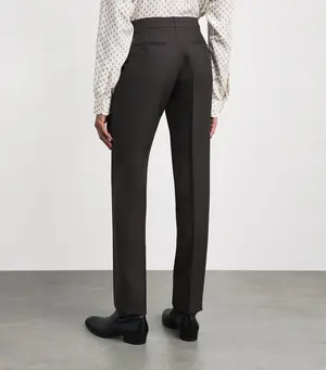TOM FORD Wool-mohair Tailored Trousers