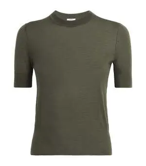 JOSEPH Cashmere Cashair T-shirt - Green