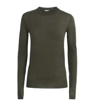 JOSEPH Cashmere Cashair Sweater - Green