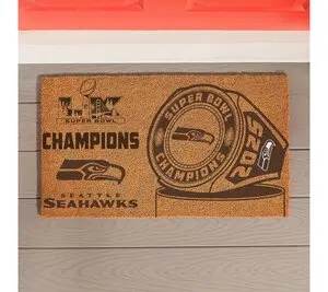 EVERGREEN Seattle Seahawks Superbowl 60 Ring Co Ir Doormat - One-color