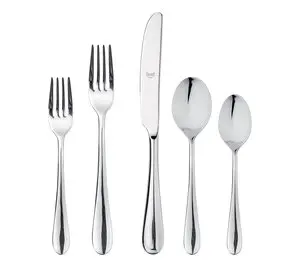MEPRA 5 Piece Stainless Steel Natura Flatware S Et - Silver