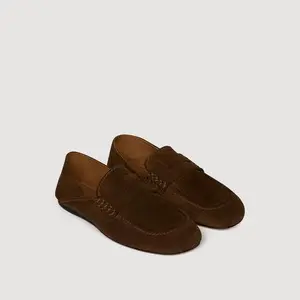 Sandro Suede Loafers