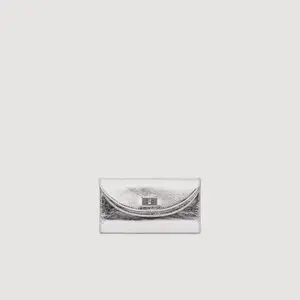 Sandro Mambo Leather Clutch