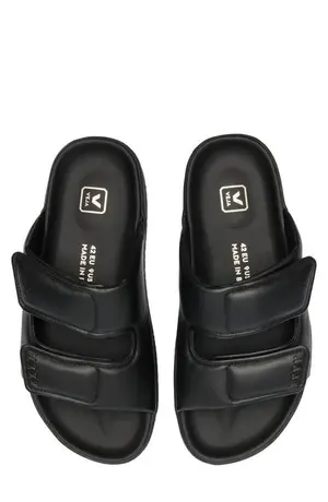 VEJA Etna Slide Sandal - Full-black