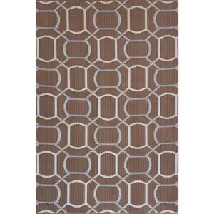 MAD MATS Oblong Brick Rug - Light Sienna - 5'x8'