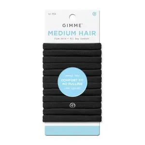 GIMME BEAUTY Medium Hold Hair Bands - Black