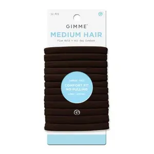 GIMME BEAUTY Medium Hold Hair Bands - Dark Brown