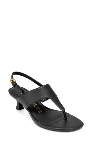 Aerosoles Kora Slingback Sandal - Black Fx Nappa