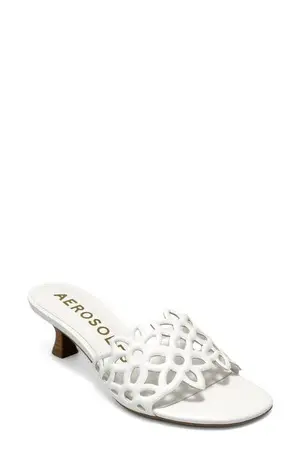 Aerosoles Kirah Sandal - Bright White Fx Nappa