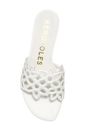 Aerosoles Kirah Sandal - Bright White Fx Nappa