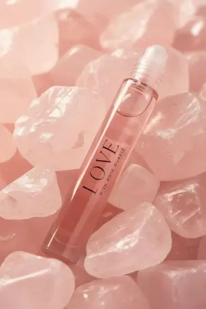 ASCENTION PARFUMS Ascent To Love Imbued In Rose Quartz | Eau De Parfum Elixir .34oz | 10ml