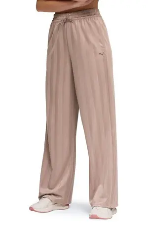 PUMA League Wide Leg Pants - Sandstone