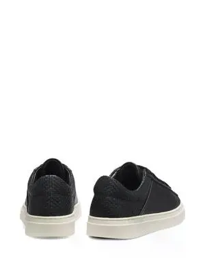 BOSS Textured Leather Sneakers