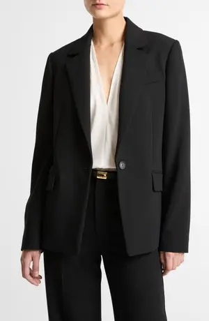 Vince Soft Sculpture Blazer - Black