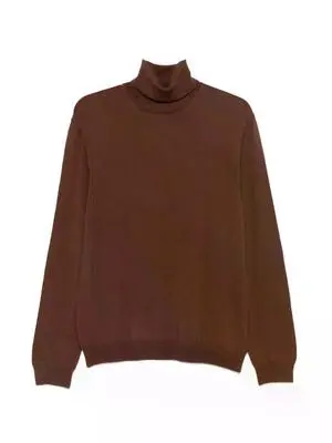 ZANONE Roll-neck Sweater - Brown