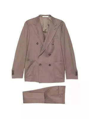 Tagliatore Double-breasted Suit - Brown