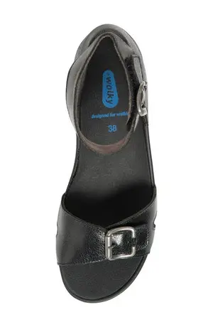 WOLKY Eraza Ankle Strap Sandal - Black