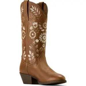 Ariat Heritage R Toe Western Boot - Toasty Tan