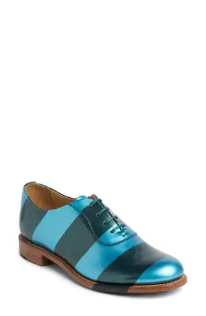 THE OFFICE OF US Mr. Smith Oxford - Teal Metallic