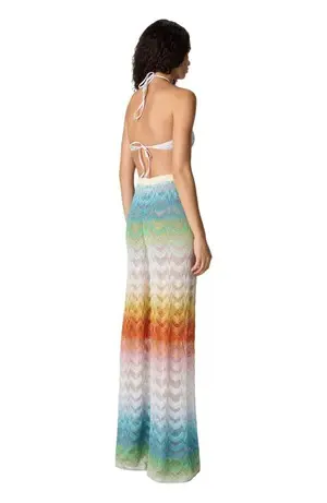 Missoni Cover-up Trousers In Shaded Lamé Viscose - Multicoloured