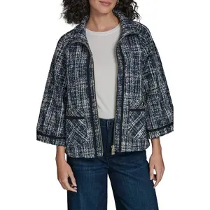Karl Lagerfeld Tweed Capelet