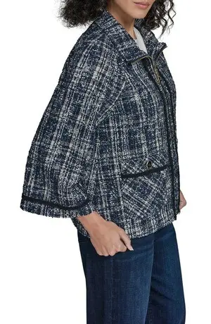 Karl Lagerfeld Tweed Capelet