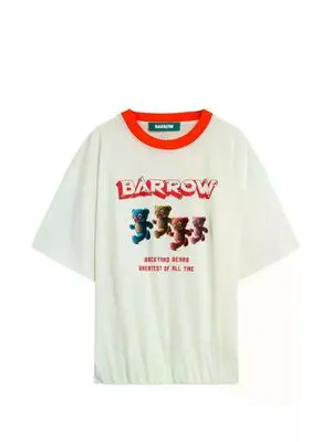 BARROW Crewneck Graphic T-shirt - White