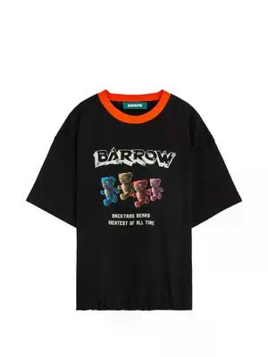 BARROW Crewneck Graphic T-shirt - Black