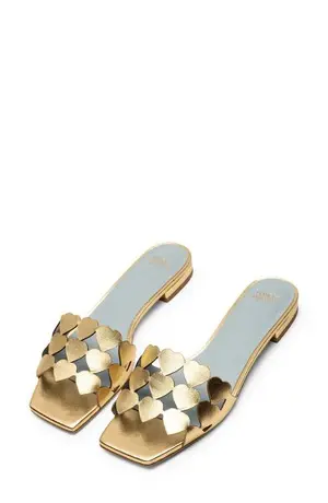 FRANCES VALENTINE Heart Slide Sandal