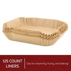 MEGACHEF Air Fryer Square Parchment Paper Liners