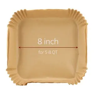 MEGACHEF Air Fryer Square Parchment Paper Liners