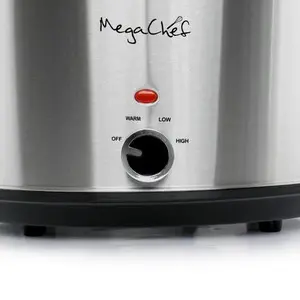 MEGACHEF 8 Quart Slow Cooker With Bonus Mini 0.6 Quart Warmer