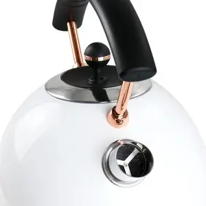 MEGACHEF 1.9 Quart Half Circle Electric Tea Kettle