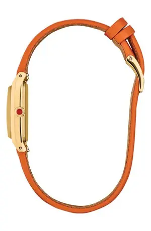 Citizen Fio Tank Leather Strap Watch