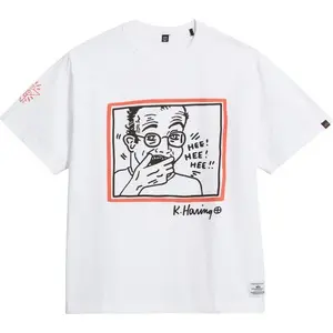 Alpha Industries X Keith Haring Hee Hee Graphic T-shirt - White