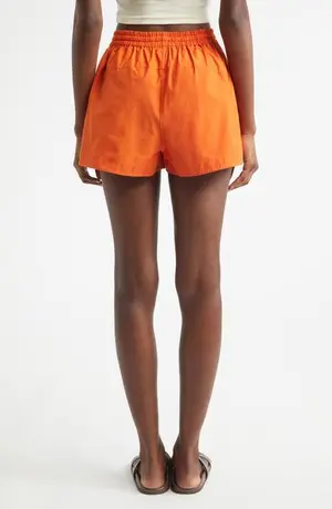 A.L.C. Camden Tie Waist Shorts - Persimmon