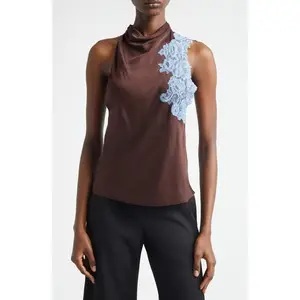A.L.C. Rose Lace Appliqué Top