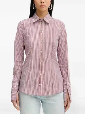 Patrizia Pepe Striped Shirt - Red