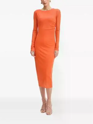 Patrizia Pepe Long-sleeve Midi Dress