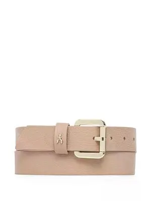 Patrizia Pepe Logo-detail Buckle Belt - Neutrals