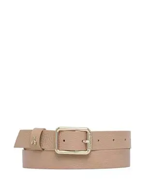 Patrizia Pepe Logo-detail Buckle Belt - Neutrals