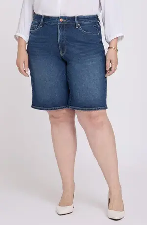 NYDJ Lilly Relaxed Denim Shorts - Rio Rapids