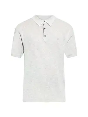 ALLSAINTS Short-sleeved Polo Shirt - Grey