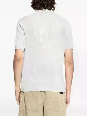 ALLSAINTS Short-sleeved Polo Shirt - Grey