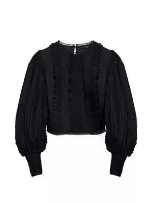 ALLSAINTS Hart Balloon-sleeve Top - Black