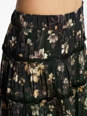 ALLSAINTS Floral Print Maxi Skirt
